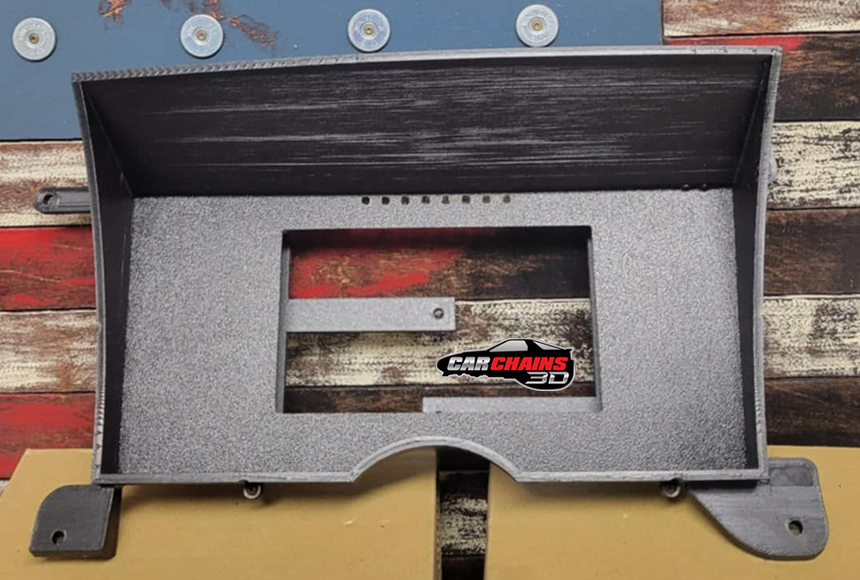 3D Printed Digital Dash Bezel for 1986-1993 Chevrolet and GMC S10, Bla ...