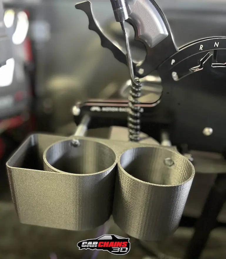 Motion Raceworks Air Shifter 3D Printed Dual Cup Holder with Phone Poc ...