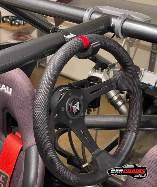 Roll Bar Mounted Helmet and Steering Wheels Hooks – CarChains3D LLC